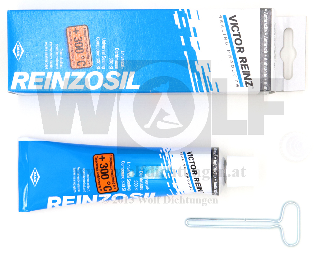 Universal-Dichtmasse 300 SI | Reinzosil | 70 ml | bis +300°C - Wolf Dichtungen